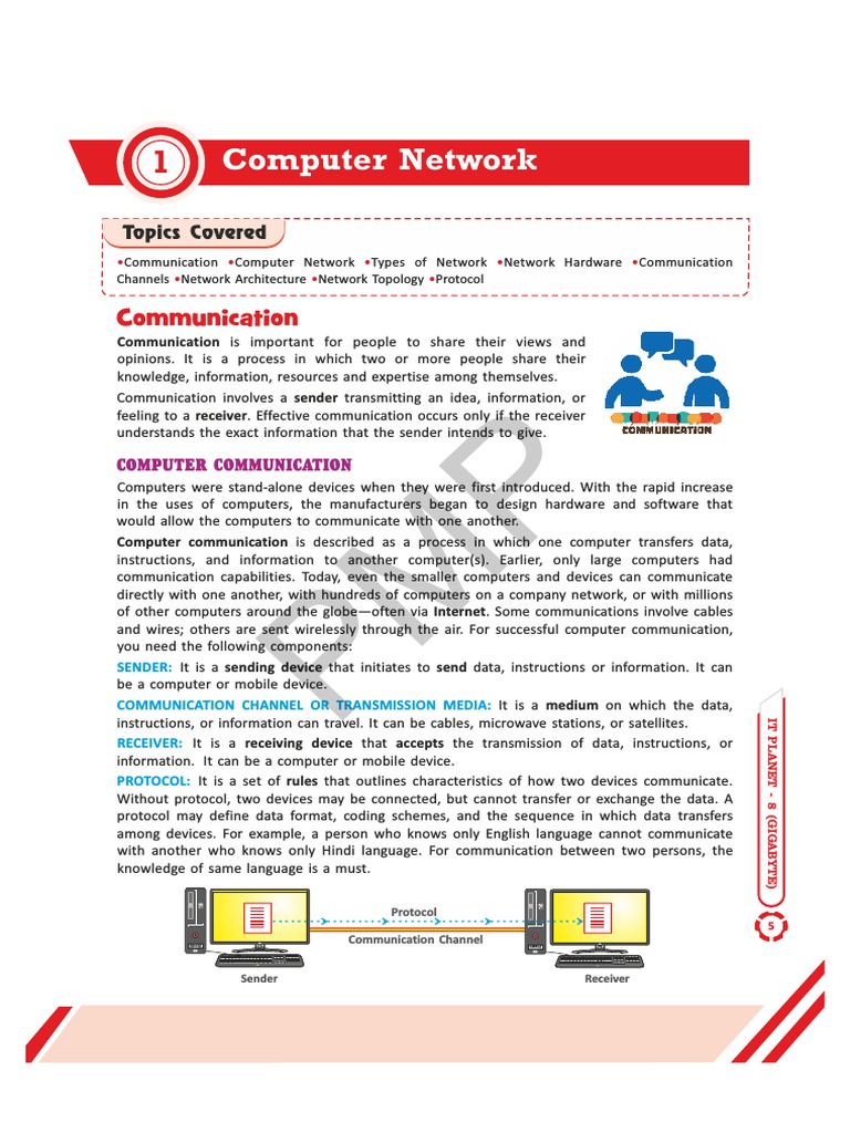 Grade 8 L-1 | PDF | Computer Network | Network Topology