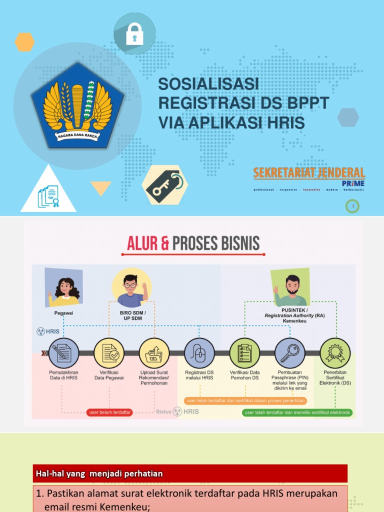 Registrasi DS BPPT Melalui HRIS Kemenkeu | PDF