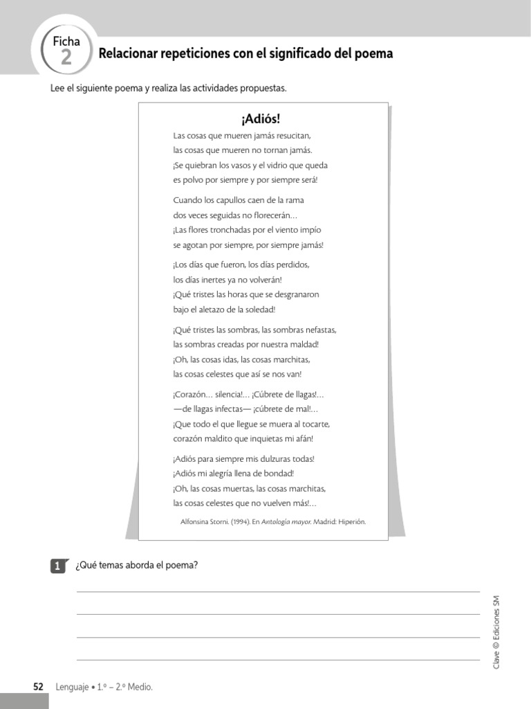 Ficha 02poesia | PDF | Poesía