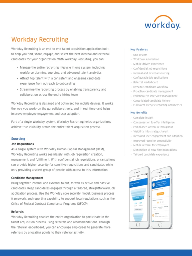 Datasheet Workday Recruiting | PDF | Human Resource Management ...