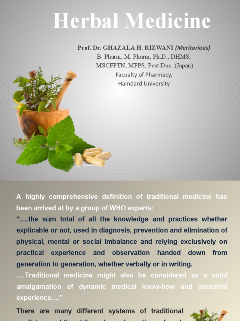 Herbal | PDF | Medicine | Health Sciences