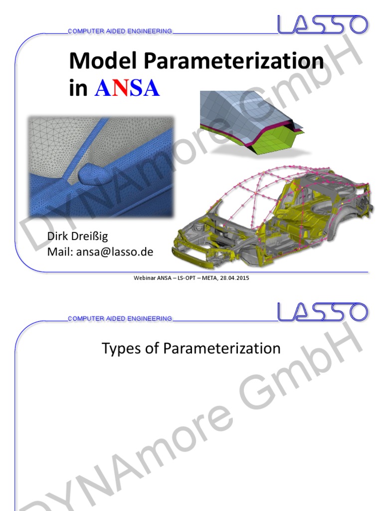 Model Parameterization In Ansa Pdfdrive Pdf Rotation Geometry