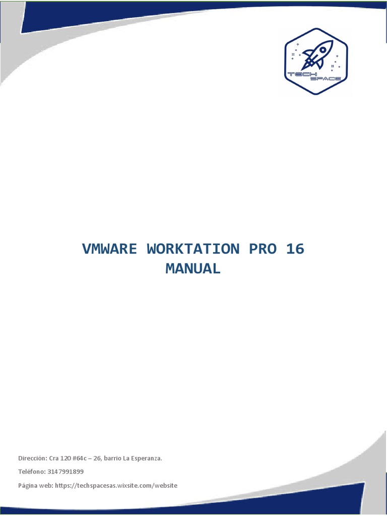 Manual Vmware Worktation T.E | Descargar gratis PDF | V Mware | Red mundial