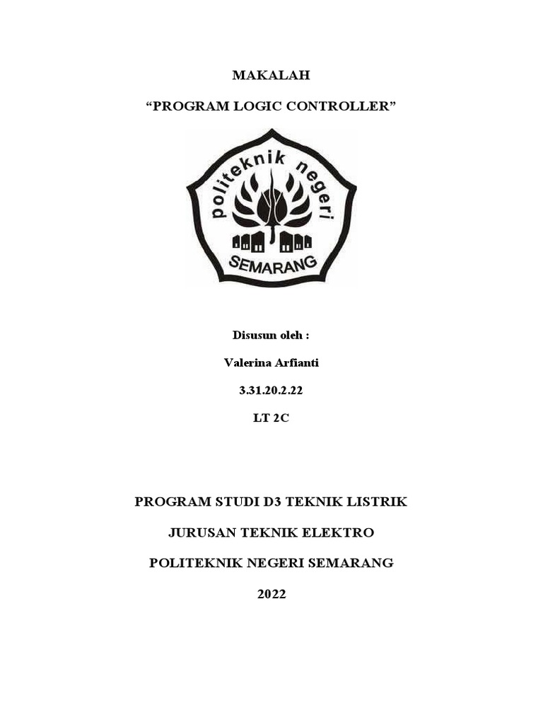 Makalah PLC | PDF | Bisnis | Komputer
