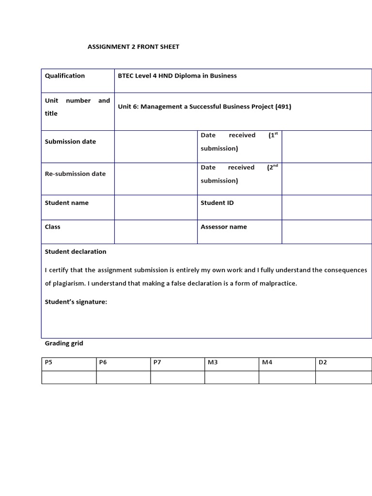 491 Assignment 2 | PDF | Evaluation | Project Management