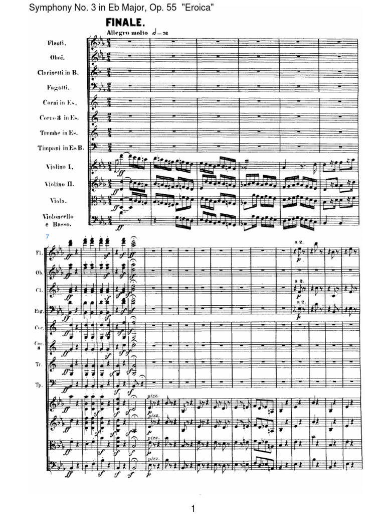 Beethoven - Symphony No.3 Mov 4 | PDF | Art | Poetry