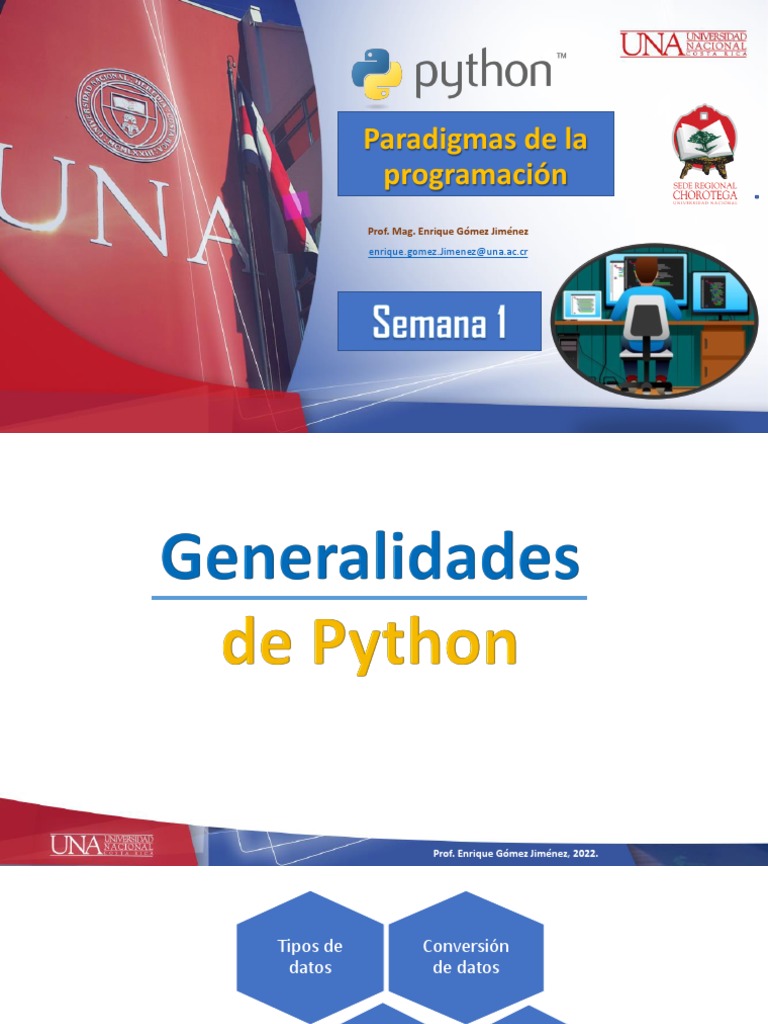Semana 2 Taller Sintaxis Python Pdf Tipo De Datos Python Lenguaje De Programación 
