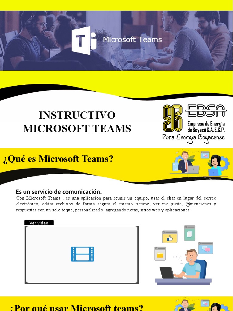 Guía de Uso de Microsoft Teams | PDF | Microsoft | Chat en linea