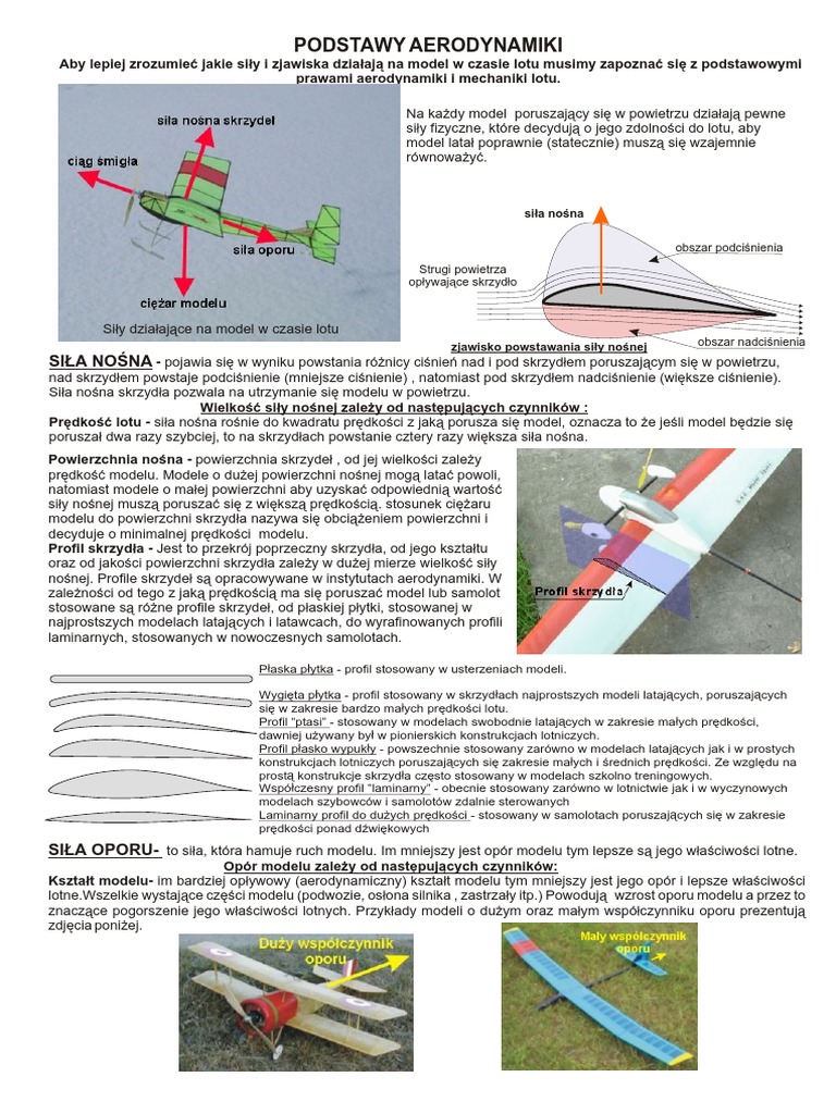Aerodynamika Lotu - Podstawy | PDF