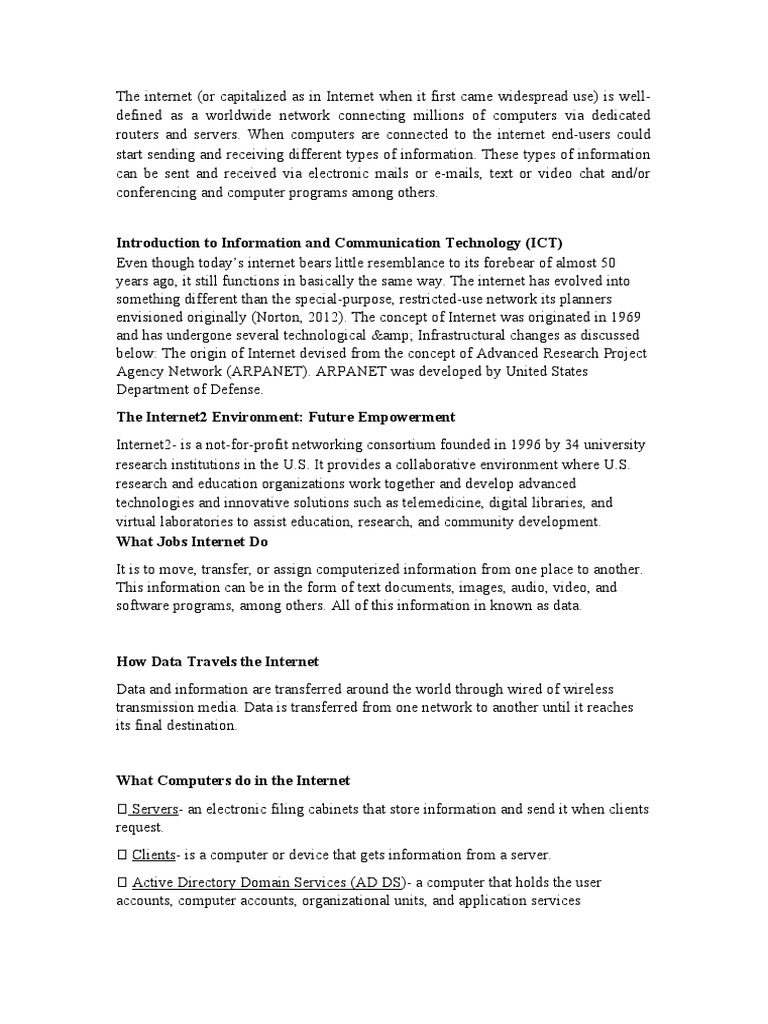 LIVING IN ICT ERA Modules | PDF | World Wide Web | Internet & Web