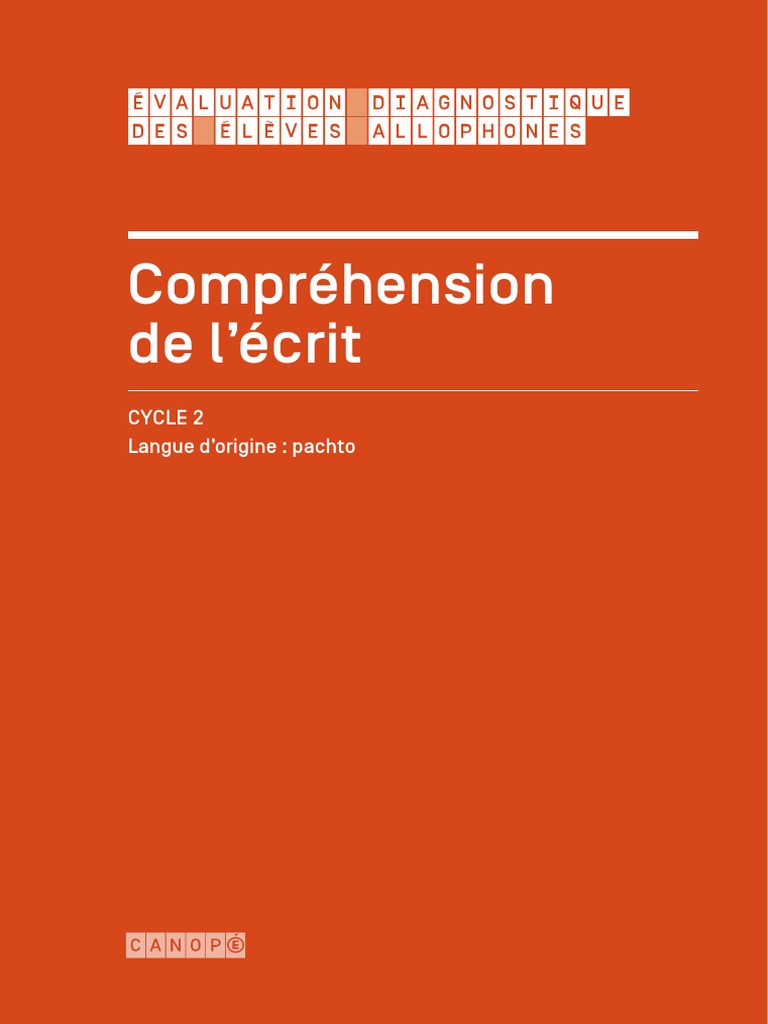Fiche Ecrit c2 Pachto V02 | PDF