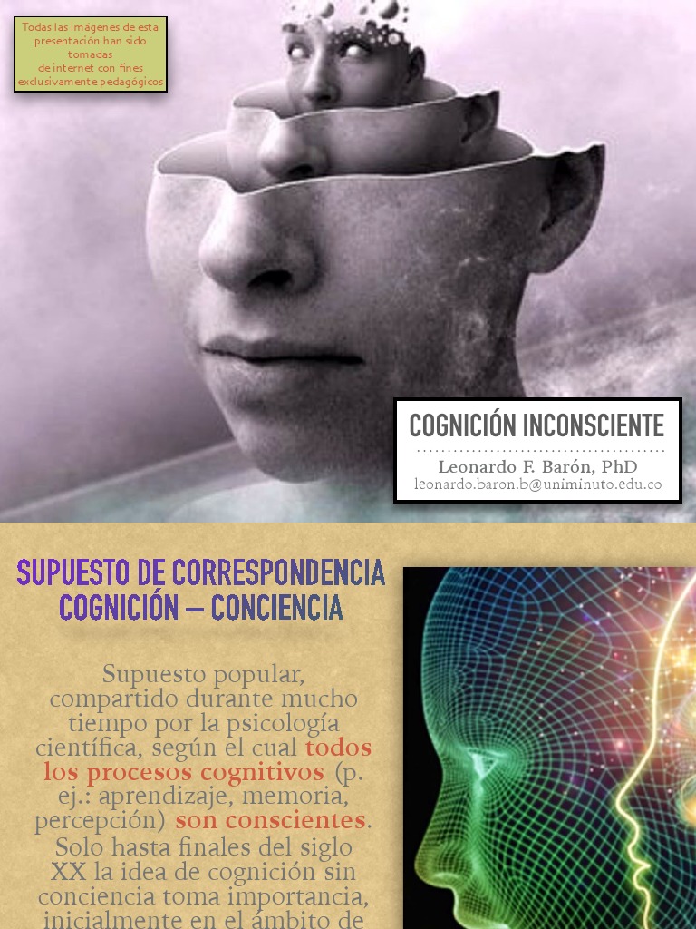 Presentación Cognición Inconsciente | PDF | Mente inconsciente | Mente