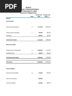 SOFP Format Example for Accounting | PDF
