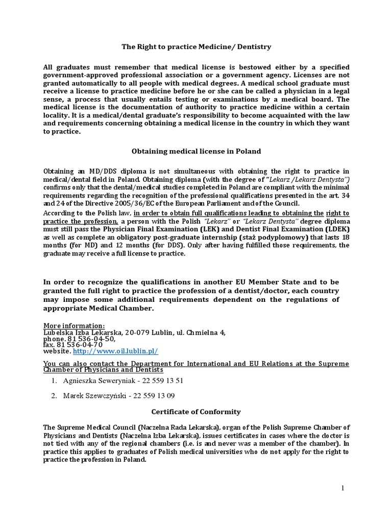 Medical License Lek Ldek Mul | PDF | Dental Degree | Doctor Of Medicine