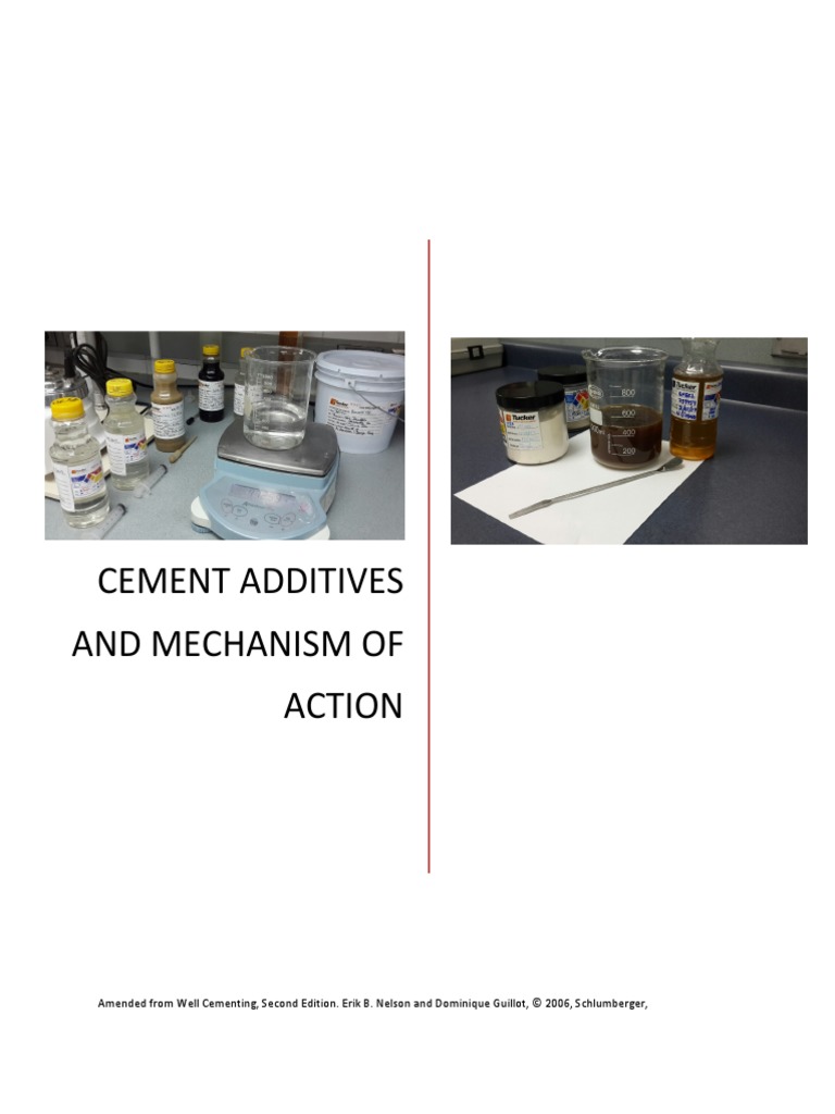 Cement Additives Booklet | Download Free PDF | Cement | Filtration