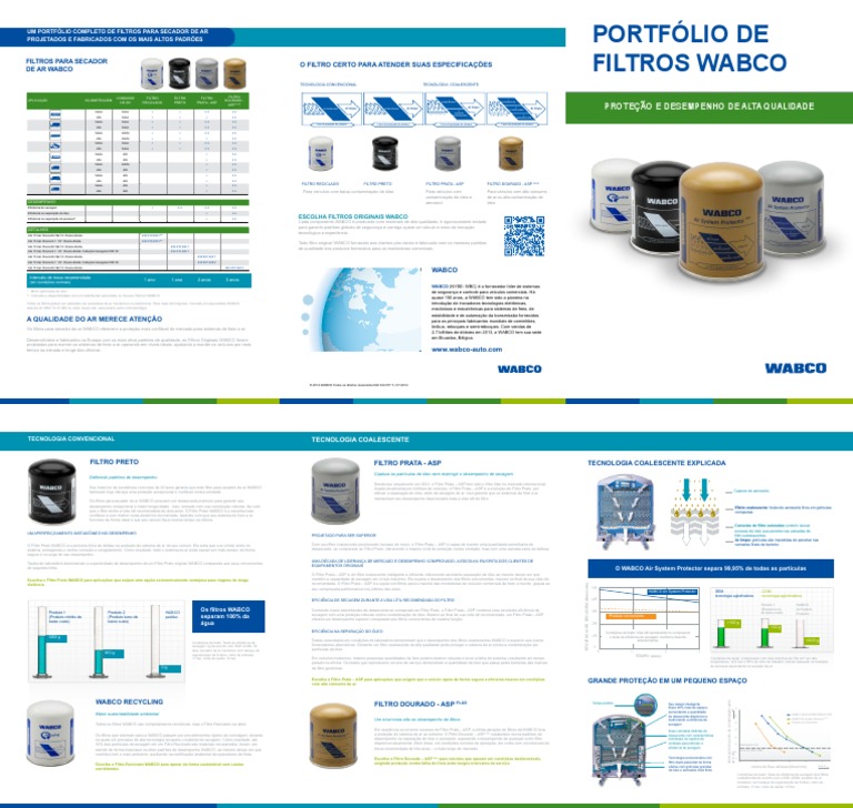 Filtros Wabco | PDF | Reciclagem | Vida