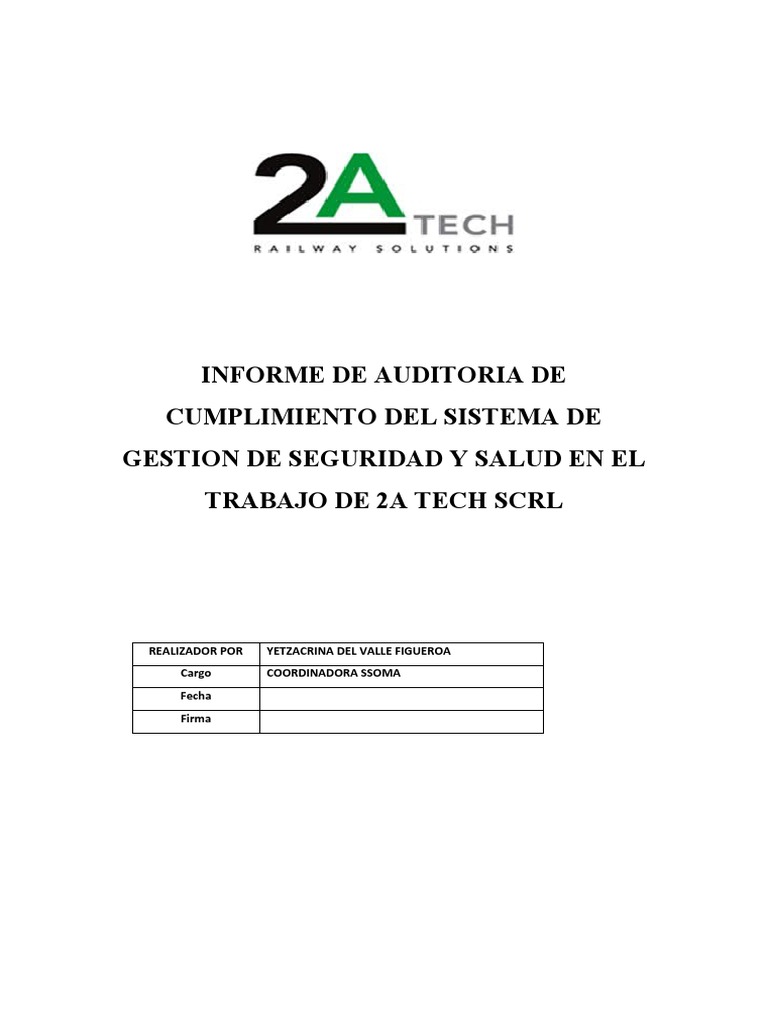 Informe de Auditoria de Cumplimiento Del | PDF | Auditoría | Valores