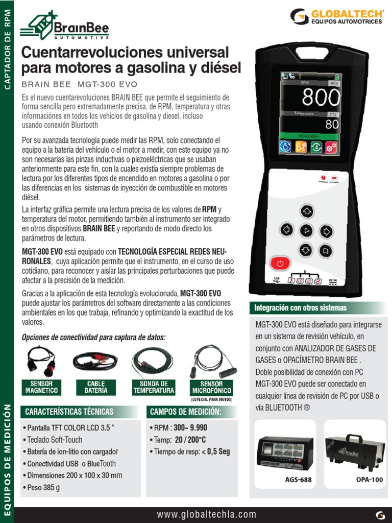 MGT 300 Evo | PDF | Motor diesel | Bluetooth