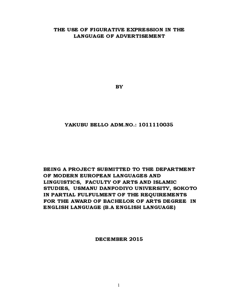 Figurative Language in Ads | PDF | Advertising | Marketing