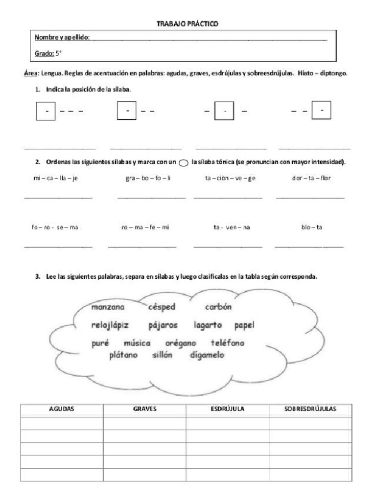 Guía ortografía | PDF