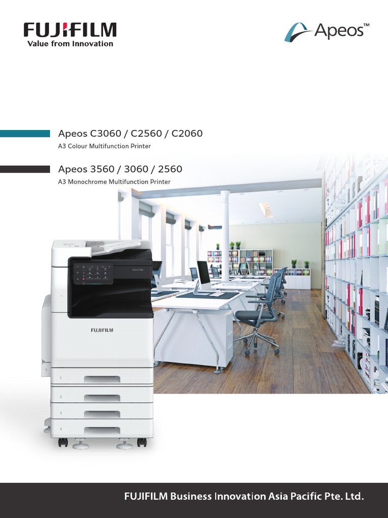 Apeos C3060 C2560 C2060 Brochure | PDF | Image Scanner | Fax
