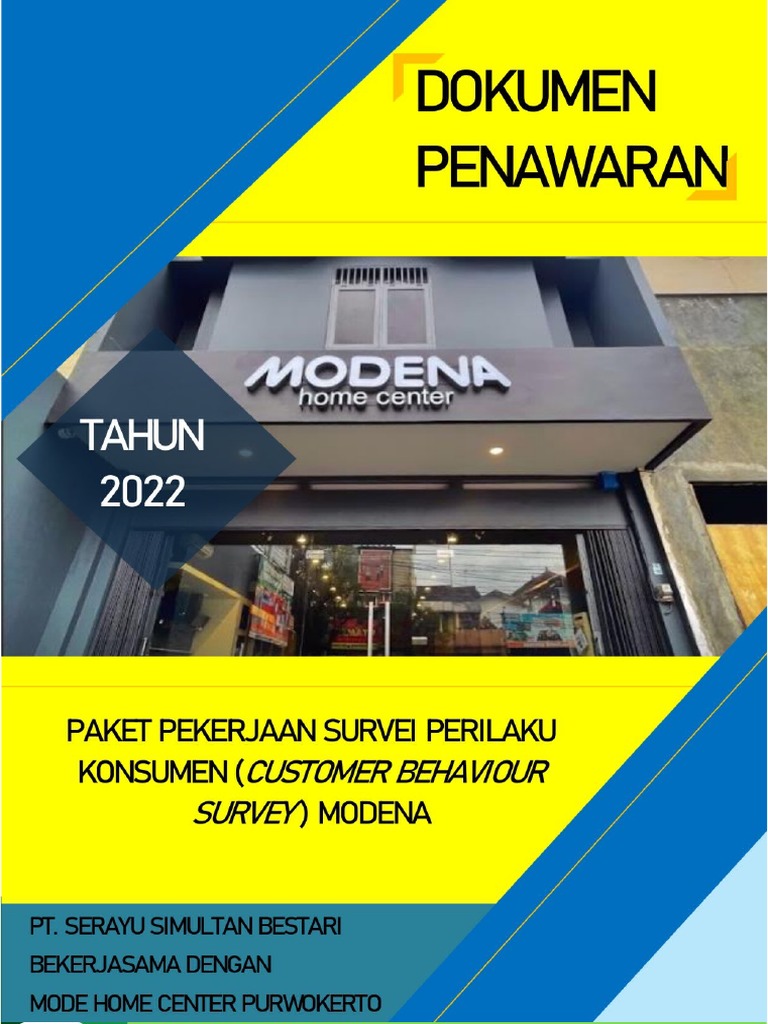 Dokumen Penawaran - Modena | PDF