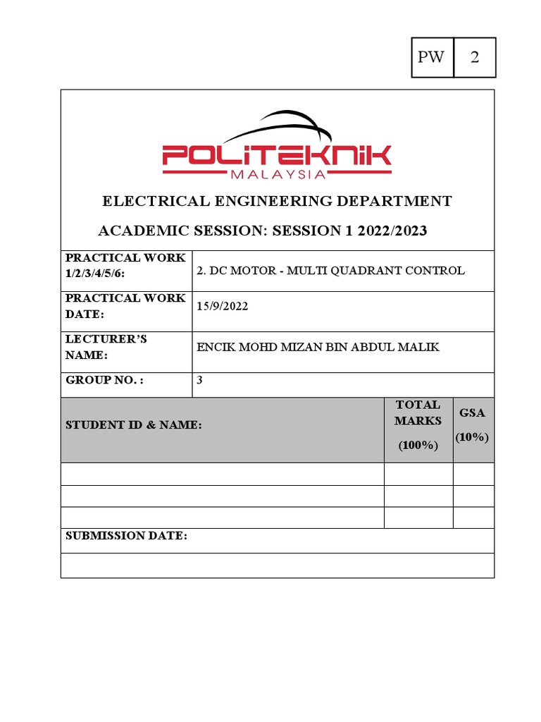 PW2 MCD | PDF | Electrical Components | Electronic Engineering