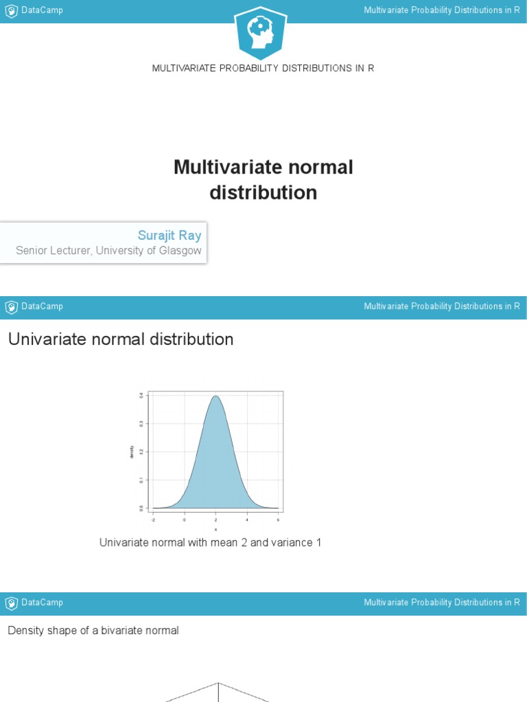Multivariate Normal Distribution | PDF | Normal Distribution ... Multivariate Normal Distribution | PDF | Normal Distribution ...
