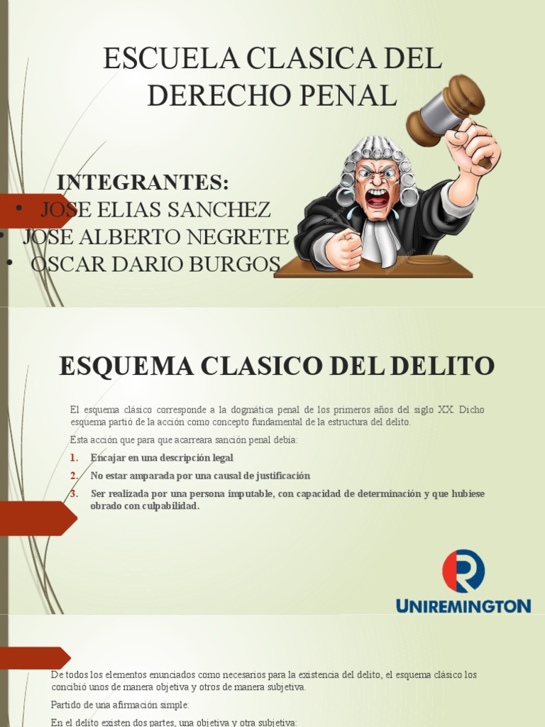 Esquema Clasico Del Delito | PDF | Derecho penal | Teorías filosóficas