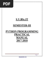 Python Syntax Cheat Sheet Booklet | PDF | Control Flow | Class ...