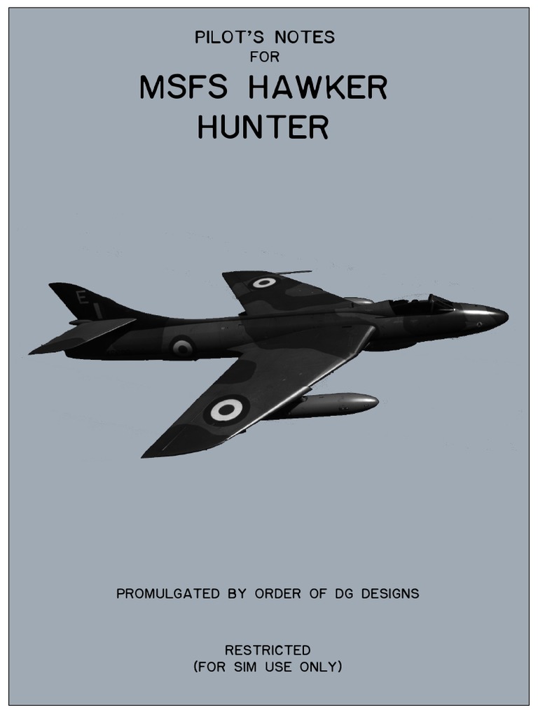 Hawker Hunter | PDF | Landing Gear | Aviation