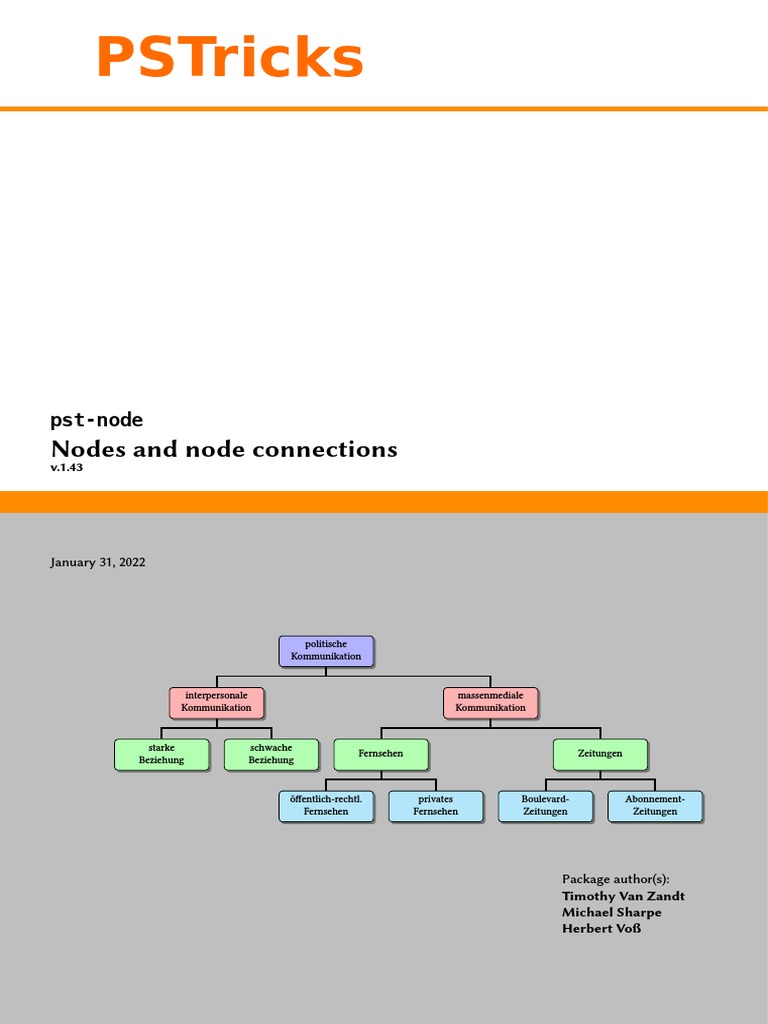 Pstricks: Nodes and Node Connections | PDF | Circle | Vertex (Graph Theory)