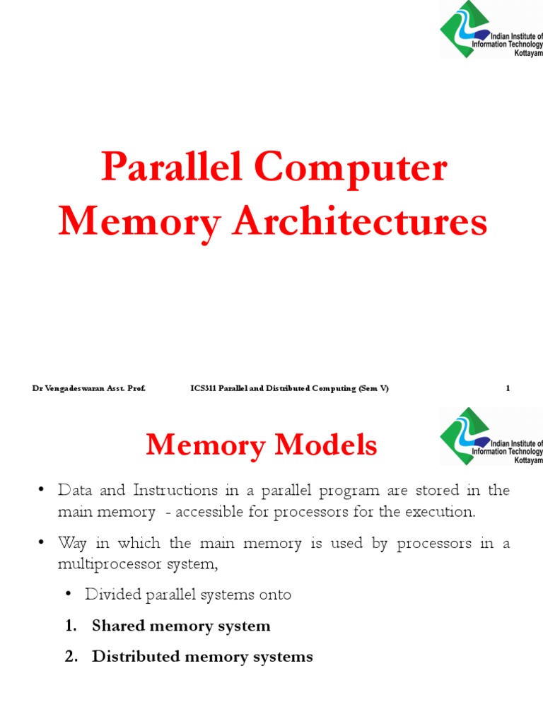 Parallel Computing Memory Architectures | PDF | Parallel Computing | Central Processing Unit