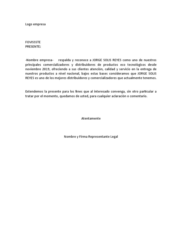 Carta Reco | PDF