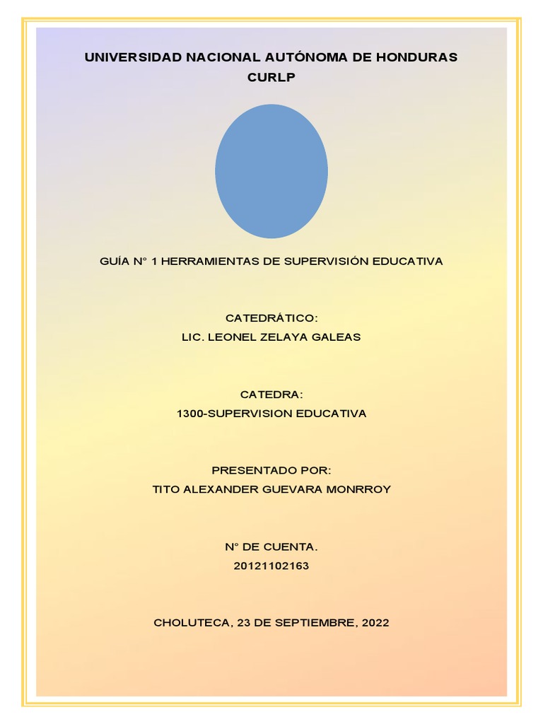 Herramientas para Supervisión Educativa | PDF | Método de enseñanza ...