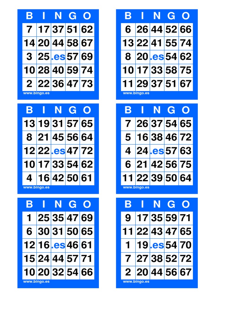 Números de Bingo y Combinaciones | PDF