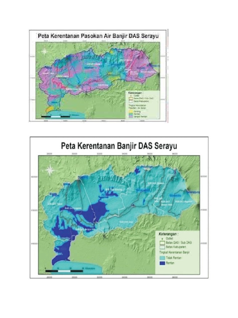 Daerah Rentan Banjir Di DAS Serayu Tersebar Di DAS Serayu Hilir Dan ...