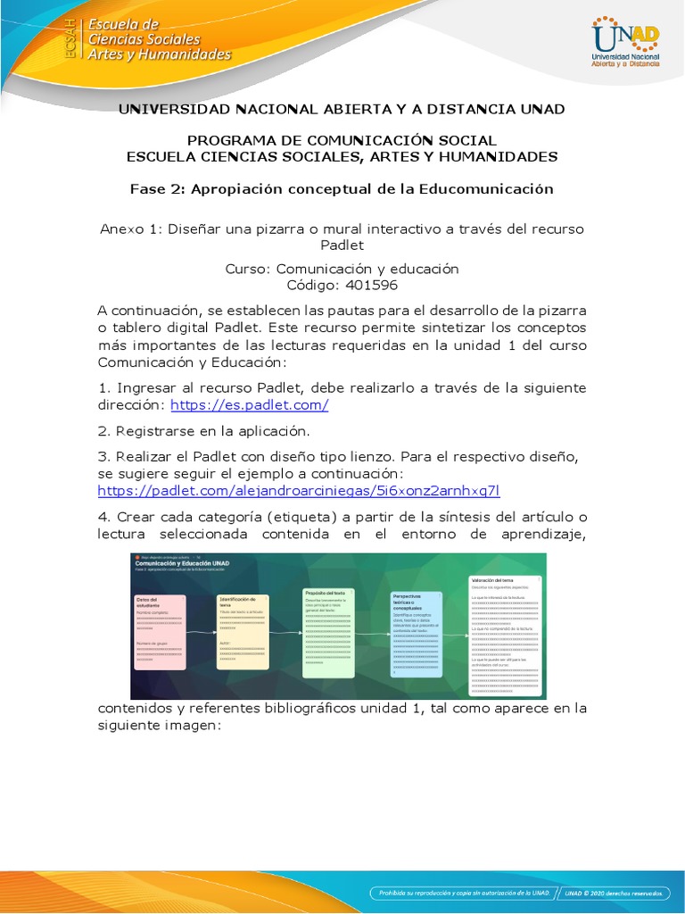 Anexo 2 - Diseñar Una Pizarra o Mural Interactivo A Través Del Recurso ...