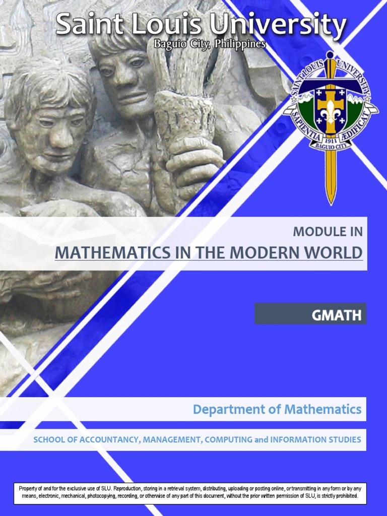 Mathematics In The Modern World Module Pdf Fractal Mathematics