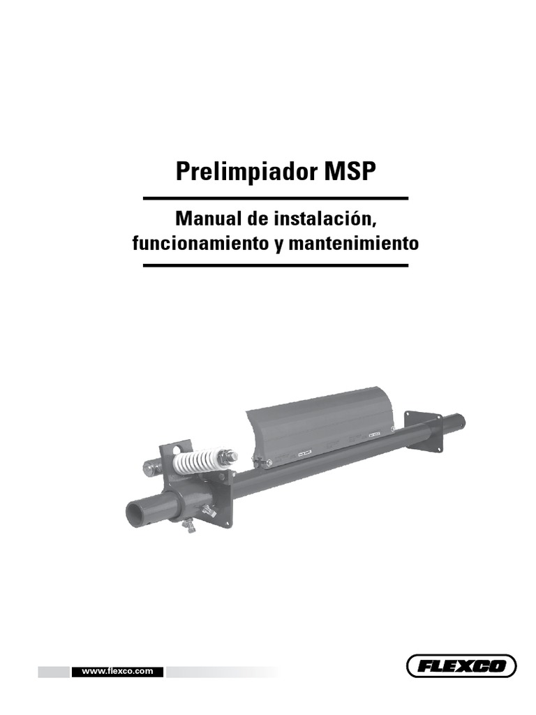 Manual MSP | PDF | Tornillo | Arandela (Hardware)