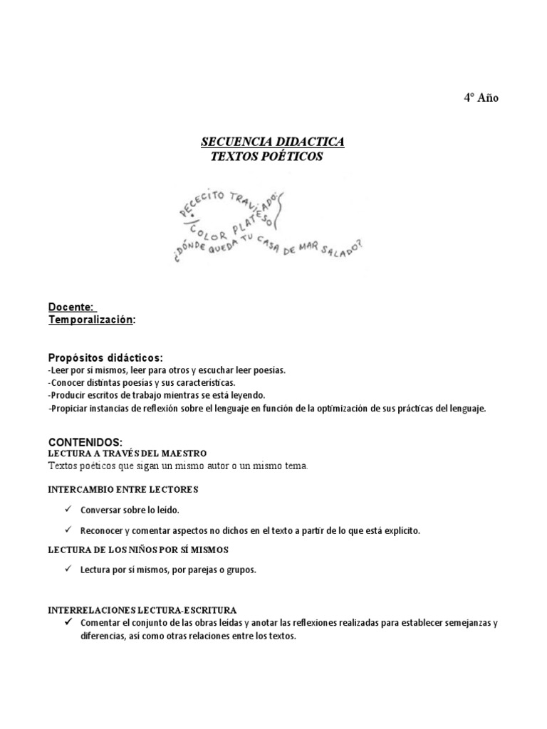 Secuencia Poesías 2022 | PDF | Poesía | Sílaba