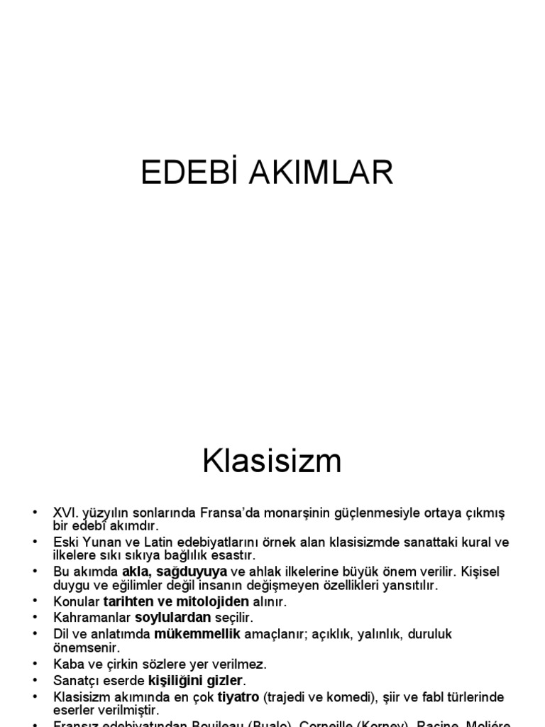 Edebi̇ Akimlar | PDF