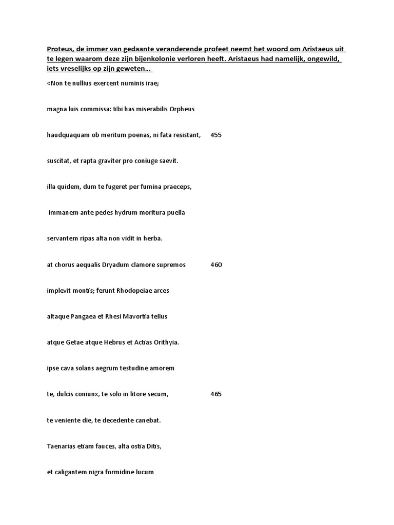 Tekst Georgica IV-1 | PDF