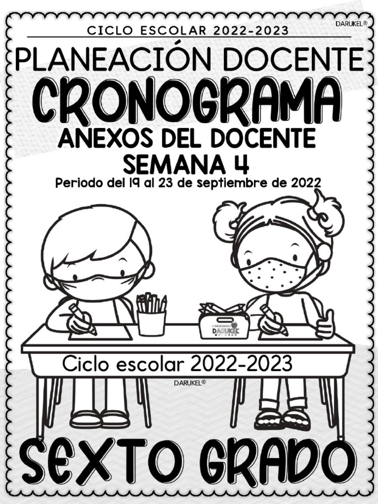 6º Sem4 Anexos Planeación Docente Darukel | PDF