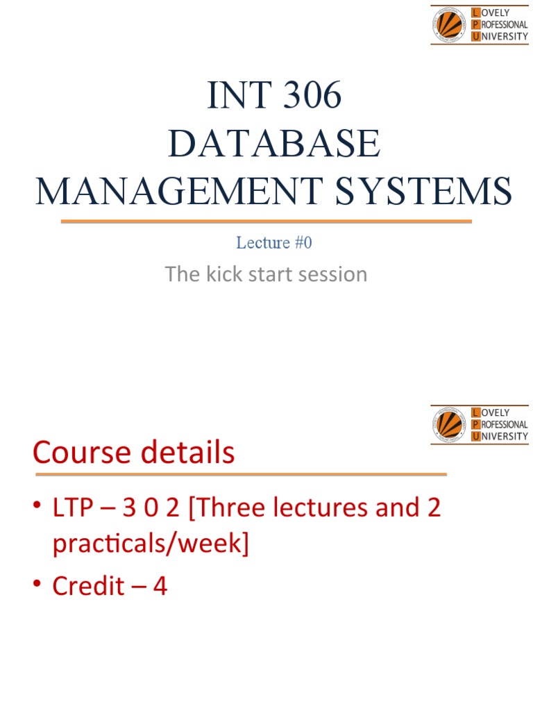 Database Management Systems Course Overview | PDF | Pl/Sql | Databases