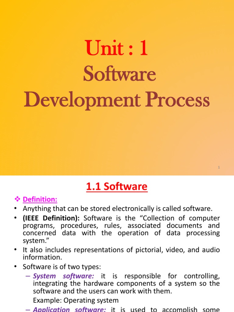 FSD Unit1 | PDF | Software | Prototype