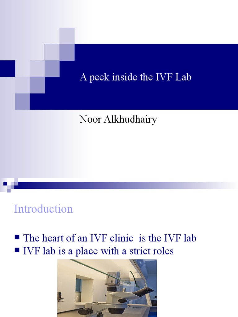 A Peek Inside The IVF Lab11 | Download Free PDF | In Vitro ...