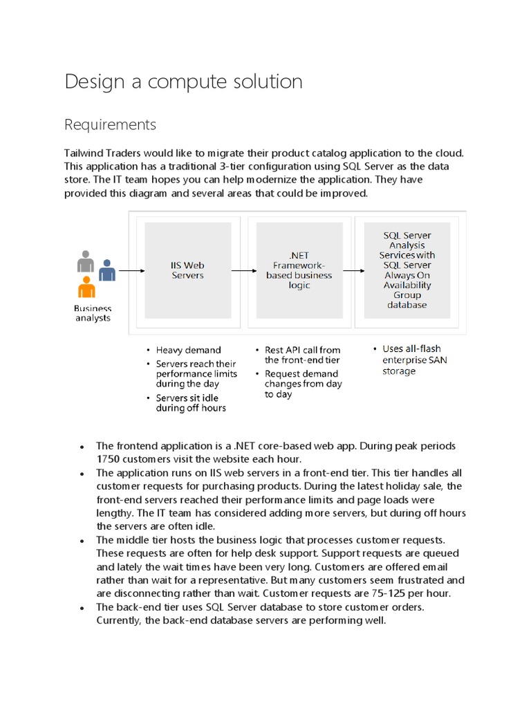 Tailwind Traders Cloud Migration Plan | PDF | Cloud Computing | Databases