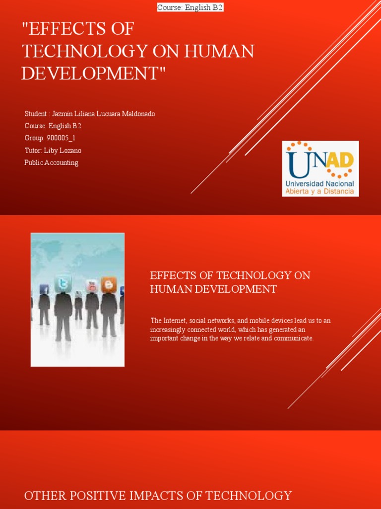 Effects of Technology On Human Development - Slides | PDF | Politics ...