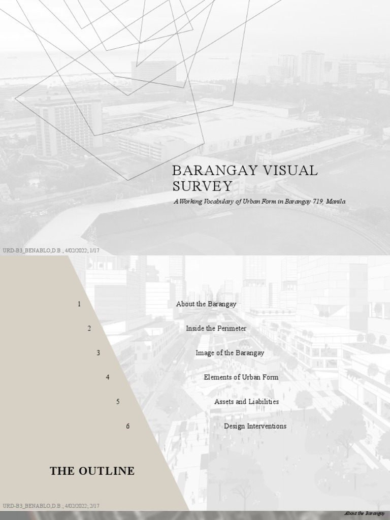 Final-Barangay Visual Survey | PDF | Manila